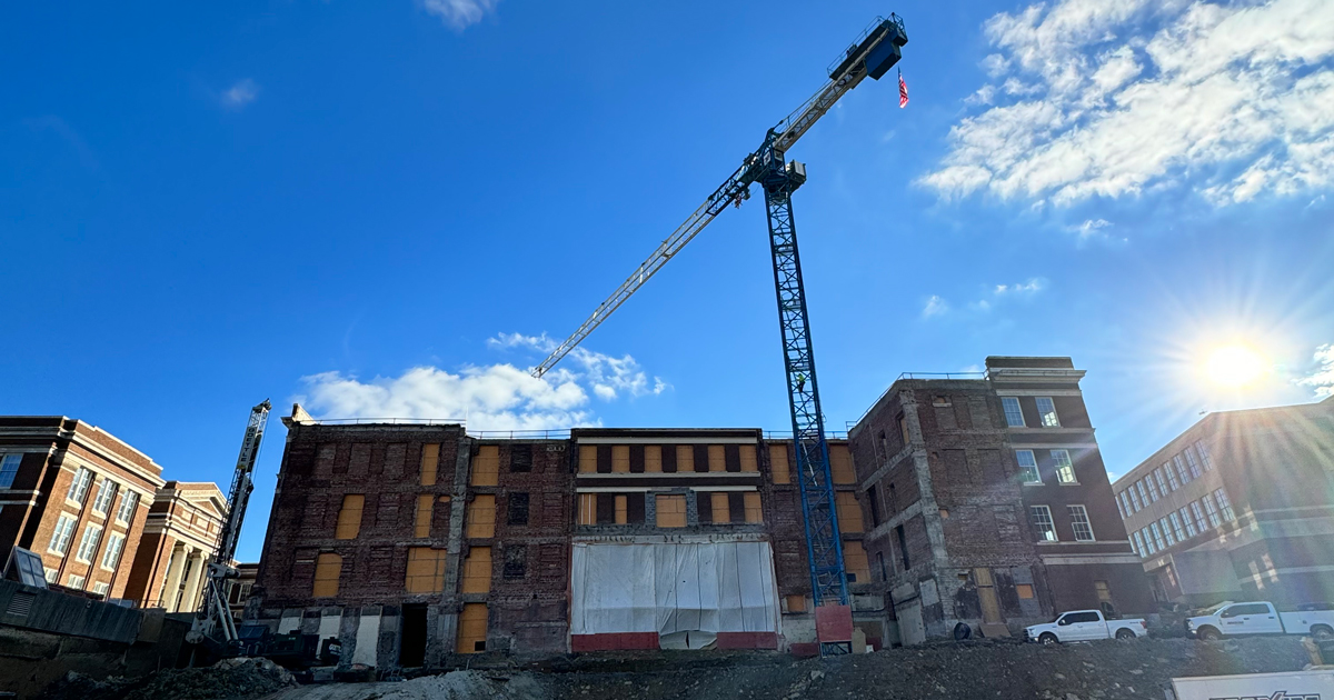 University of Cincinnati Hits Construction Milestone For Old Chem ...